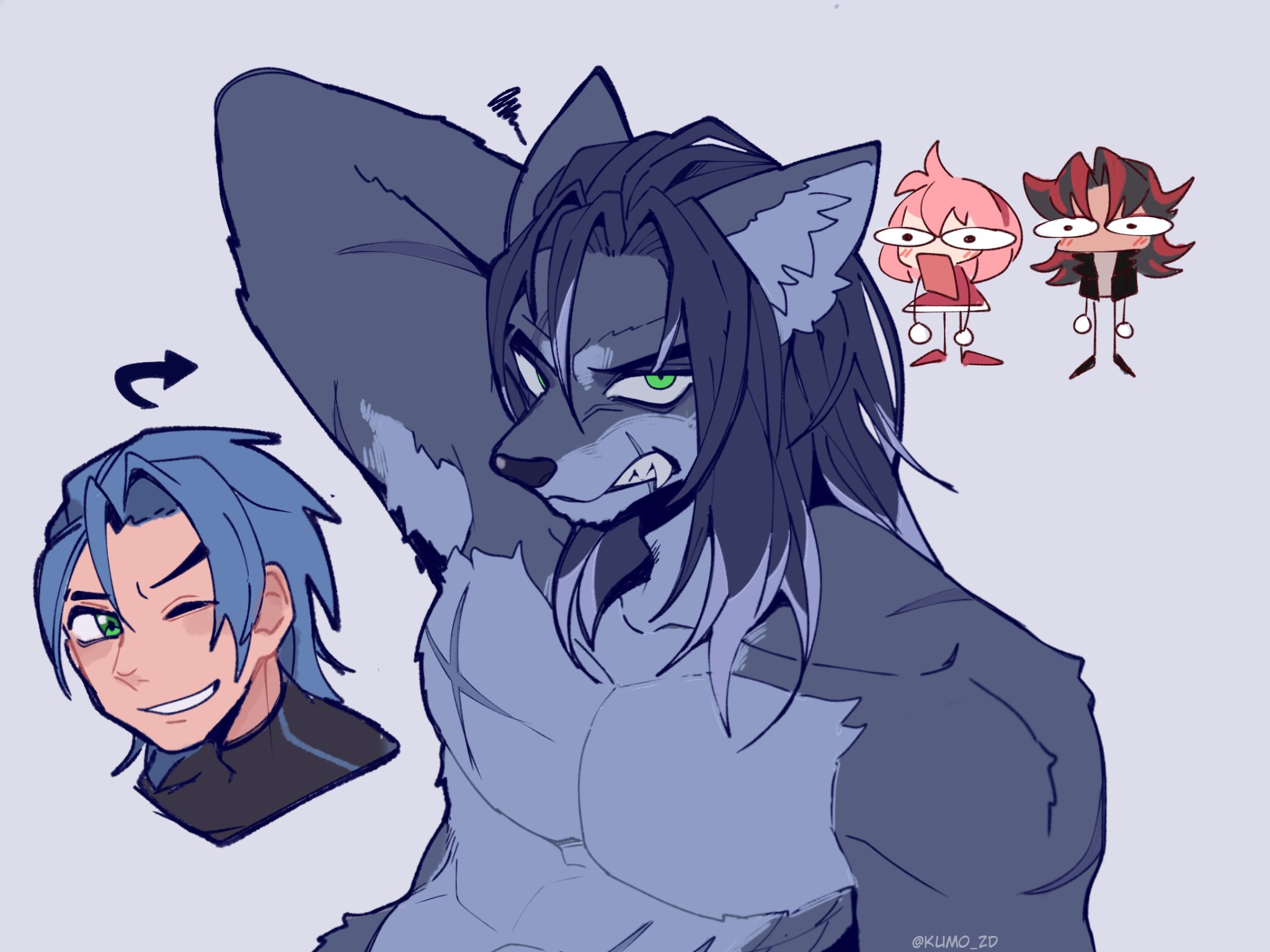 Sonic As A Werewolf