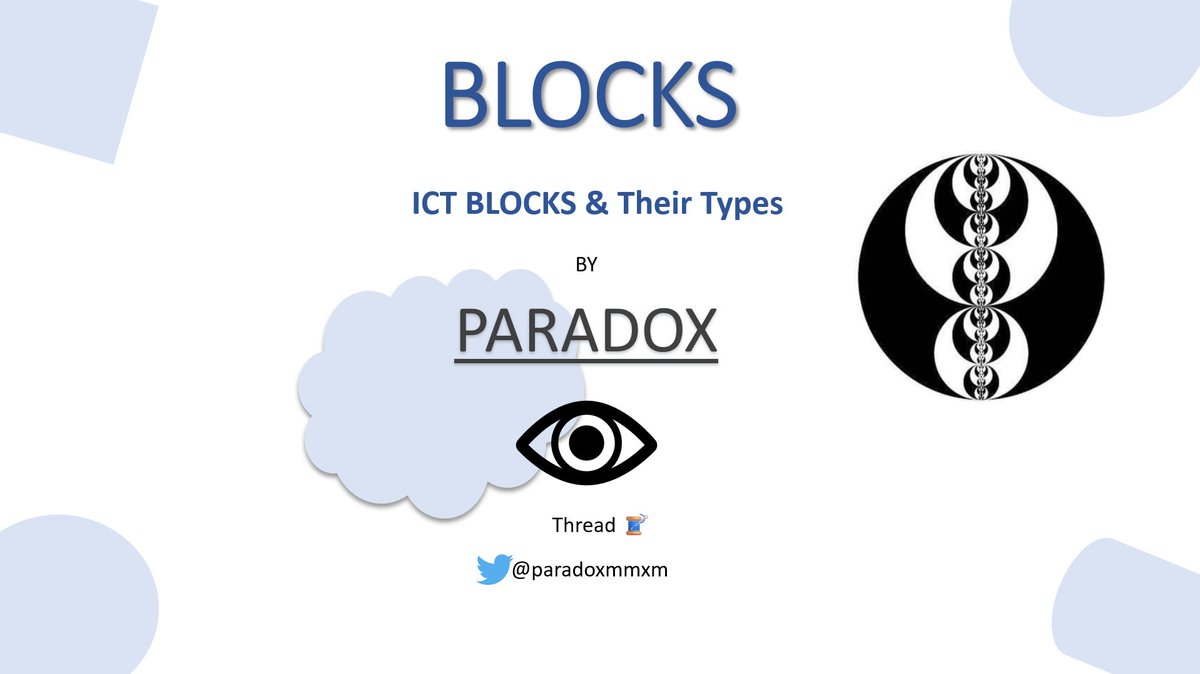 ICT BLOCKS & THEIR TYPES A Thread 🧵 Credits - @I_Am_The_ICT some ...