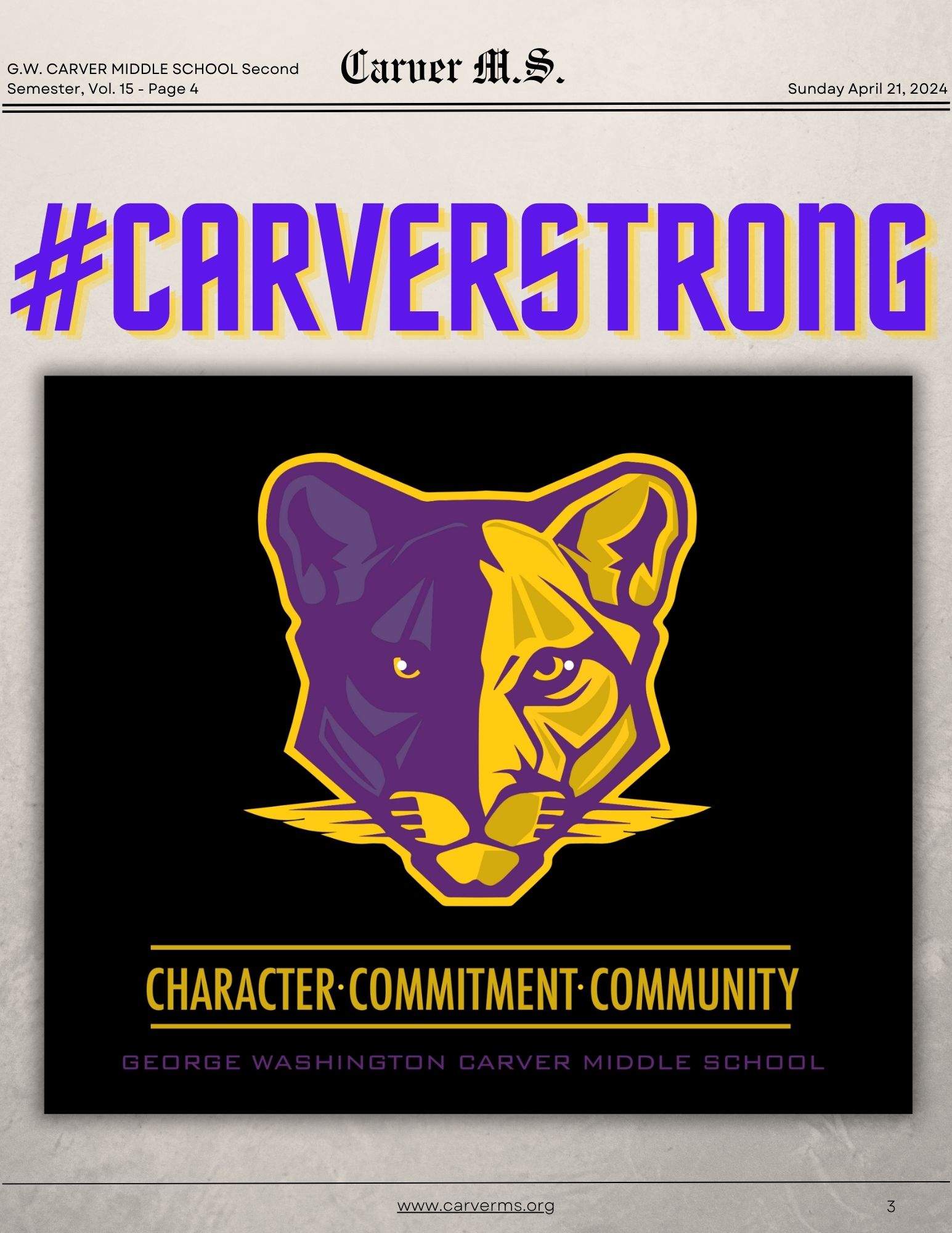 Carver Middle School Logo
