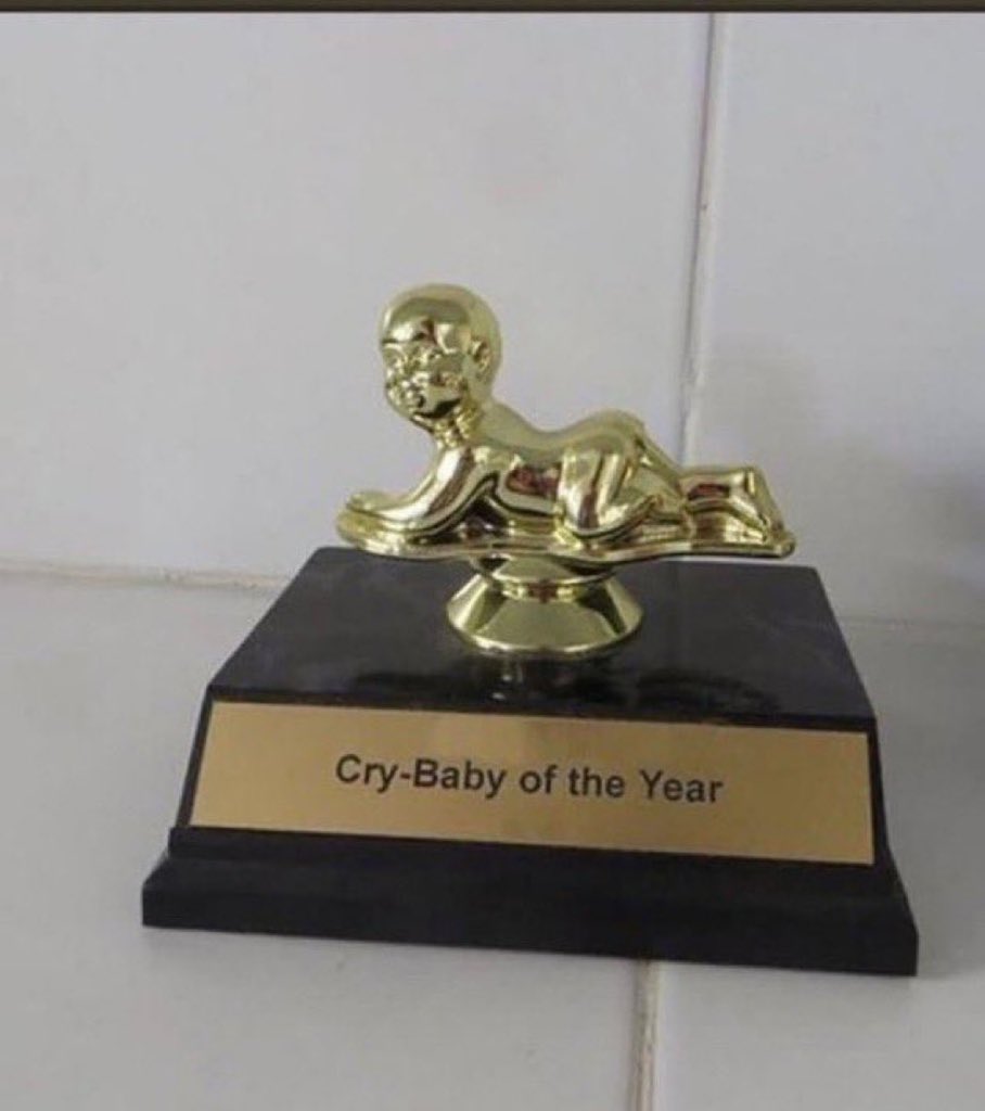 And the “cry baby of the year” award goes to the one and only King ...