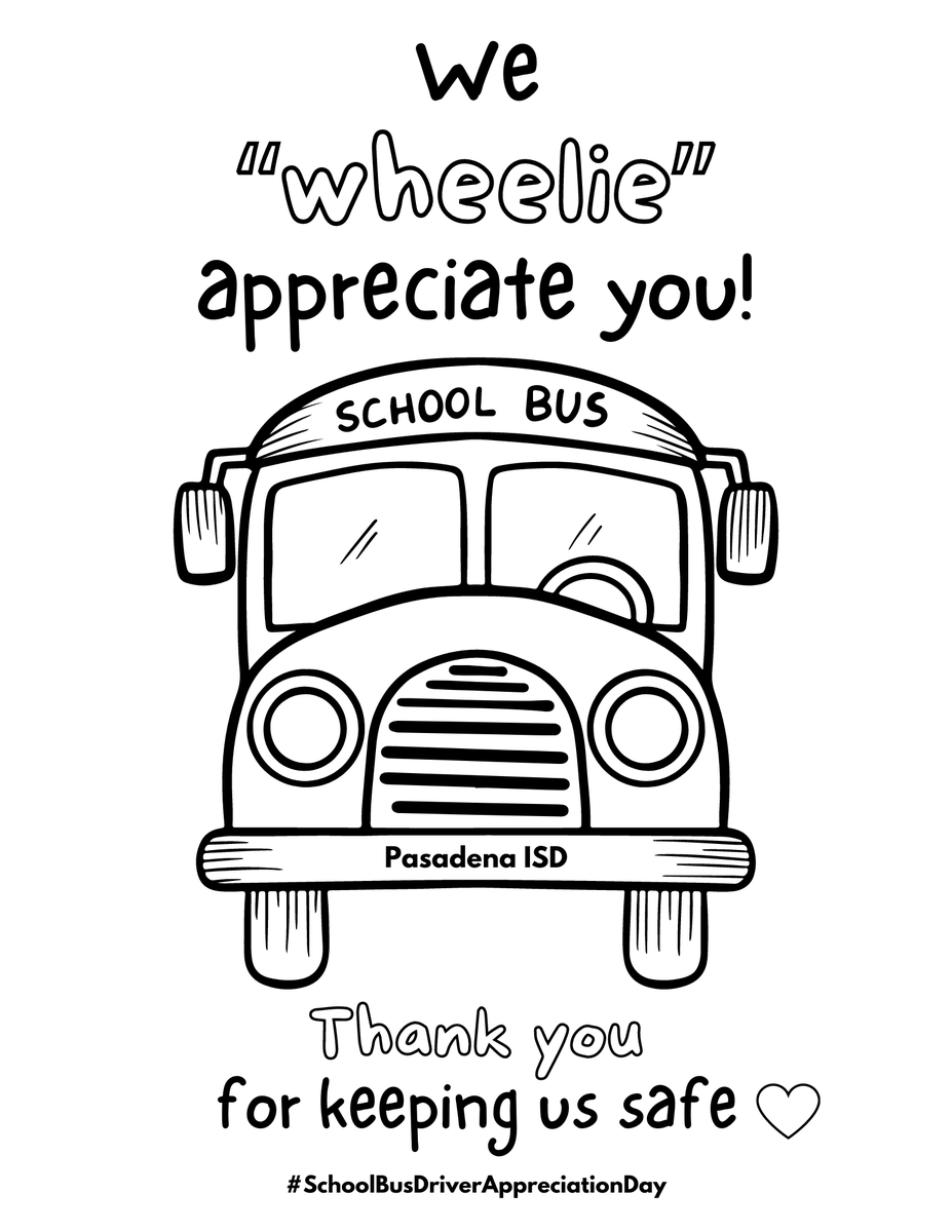 Don't forget! Tomorrow is School Bus Driver Appreciation Day! Let's ...