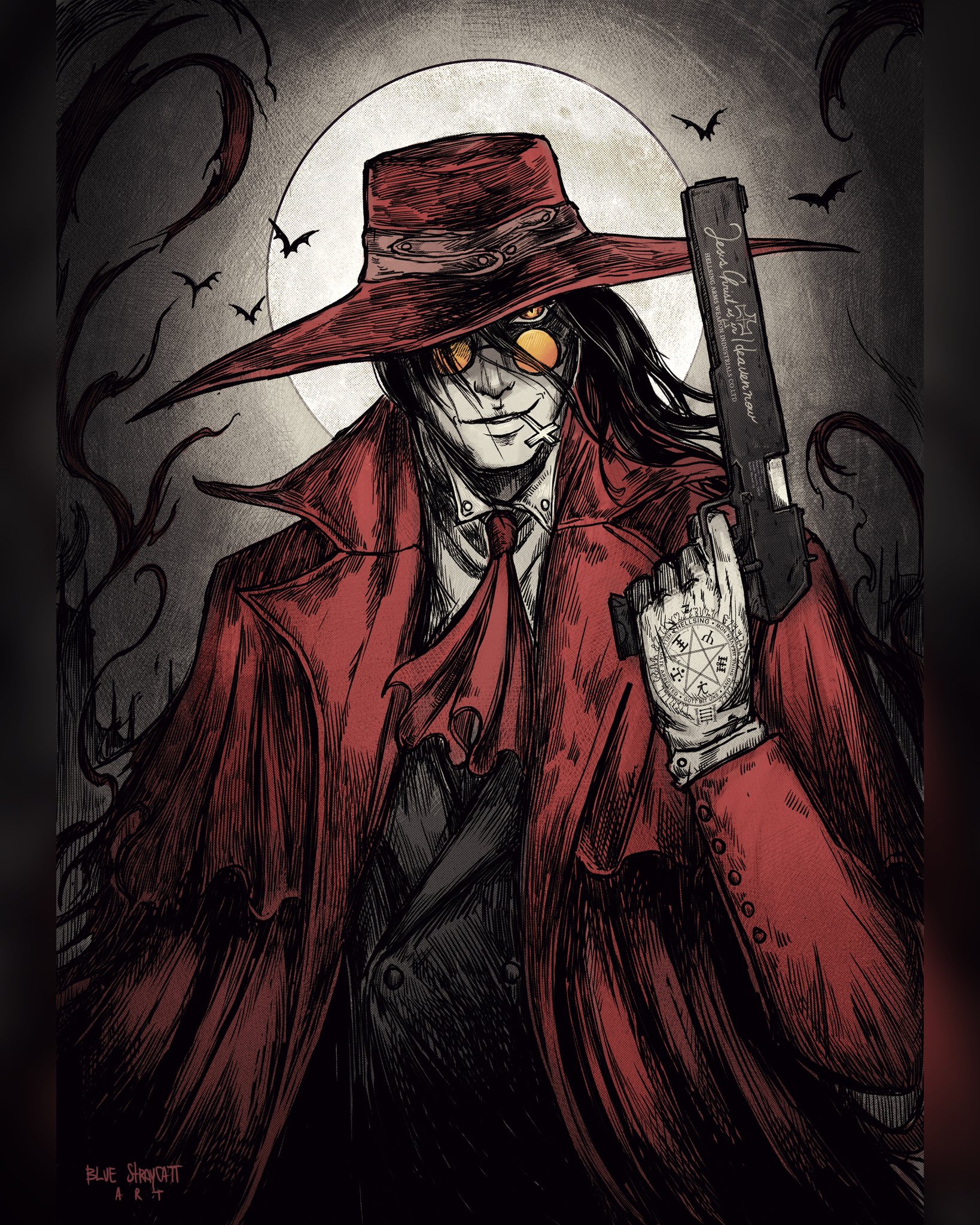 Scary Alucard Hellsing JOHN WICK Scribe Set To Develop A Film