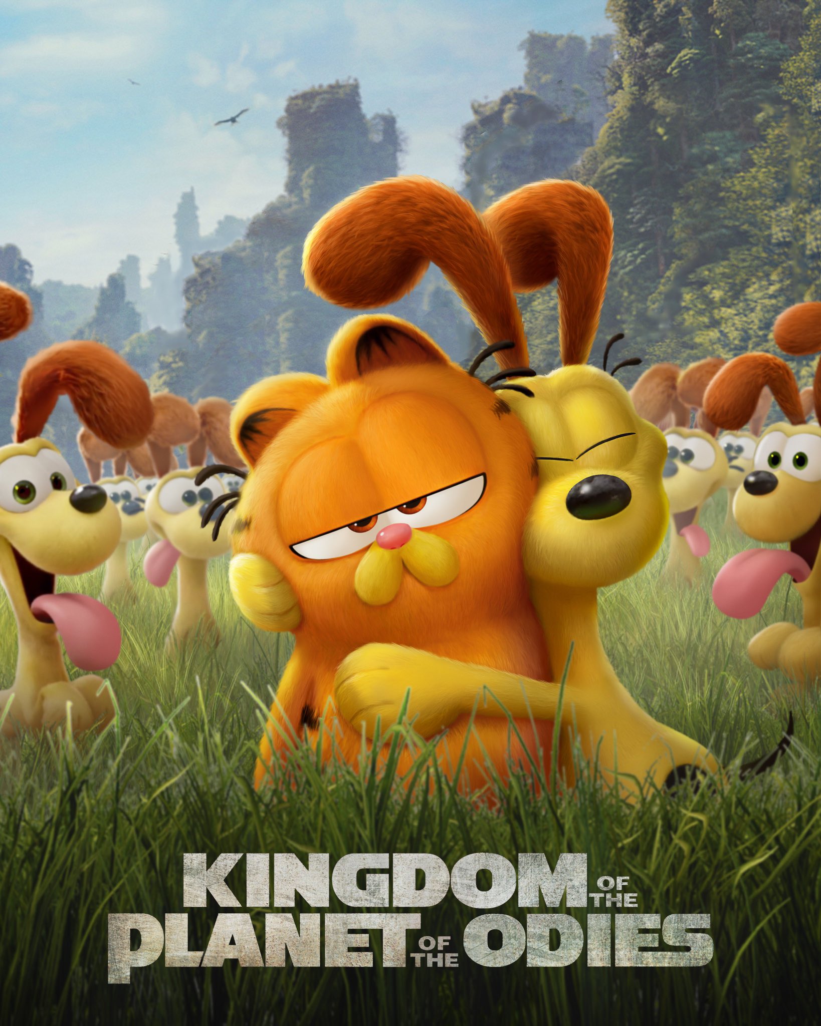 Garfield The Movie Poster The Garfield Movie Midnight Snack Attack'