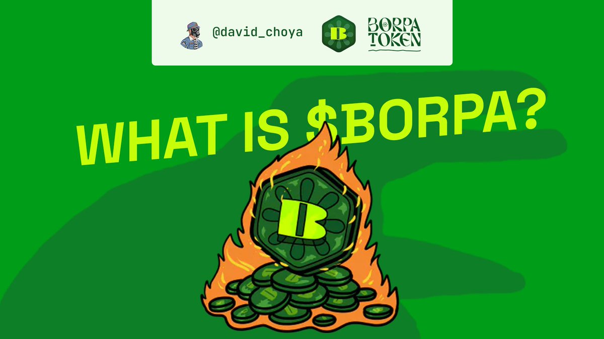 Thread By @david_choya - This thread explains why $BORPA is...