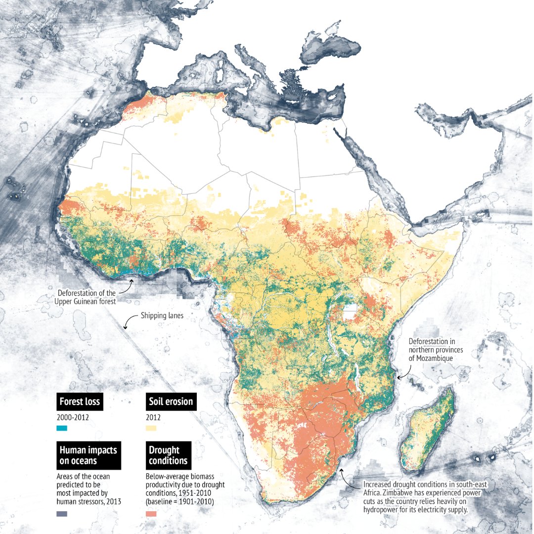 Deforestation In Africa Map