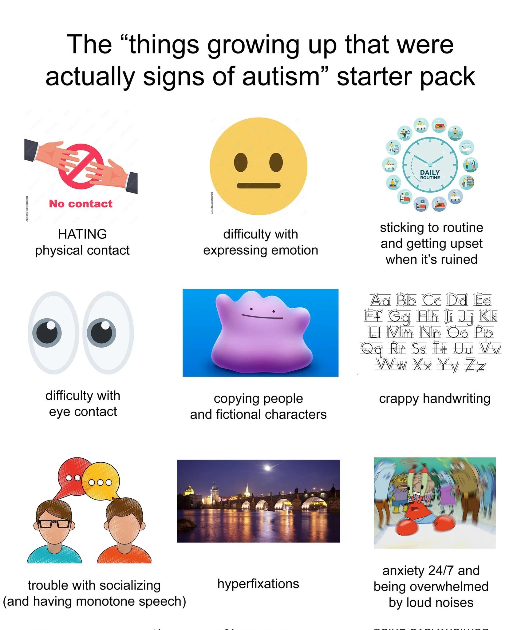 Autism Starter Kit Meme
