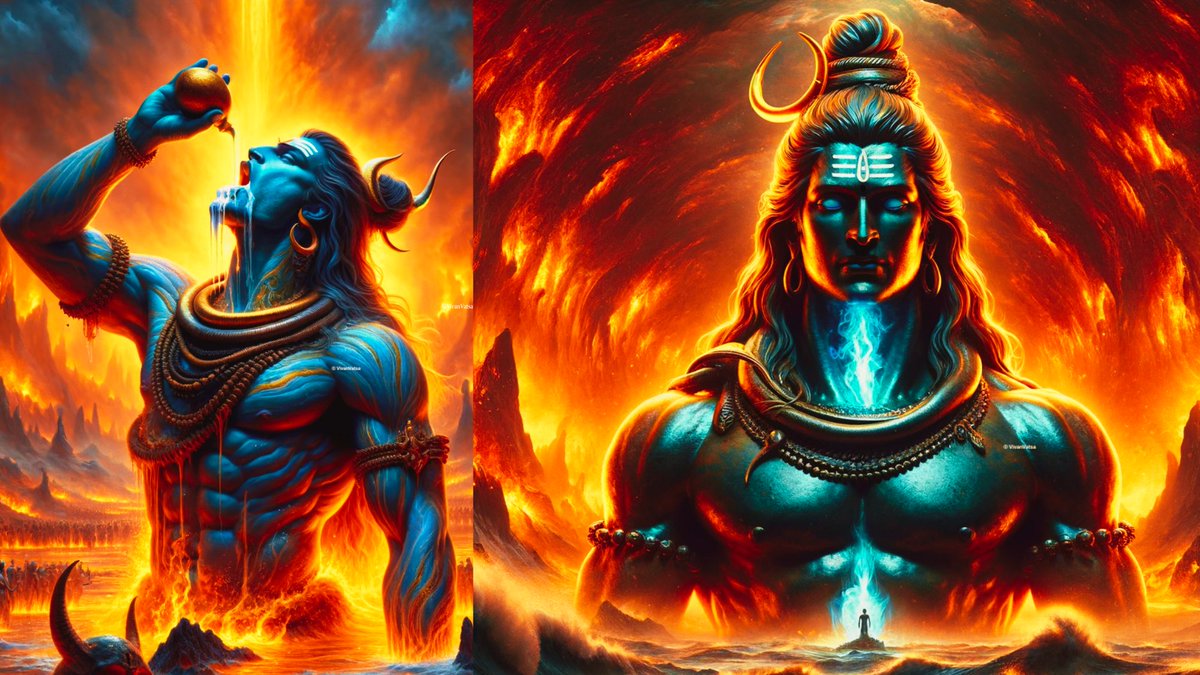 After Shiva drank DEADLY POISON from Samudra Manthan, he saved the ...
