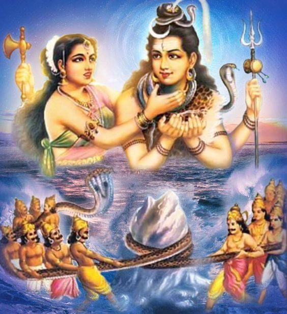 After Shiva drank DEADLY POISON from Samudra Manthan, he saved the ...
