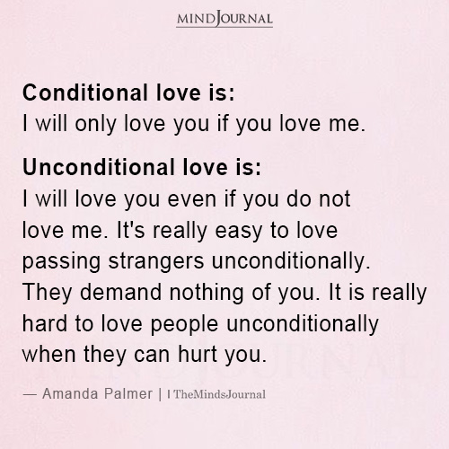 Conditional Love Quotes