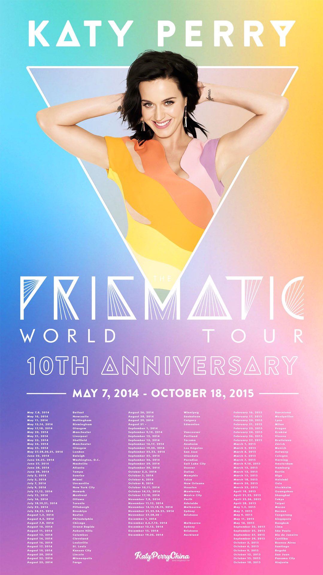 Katy Perry 2024 Prismatic Tour