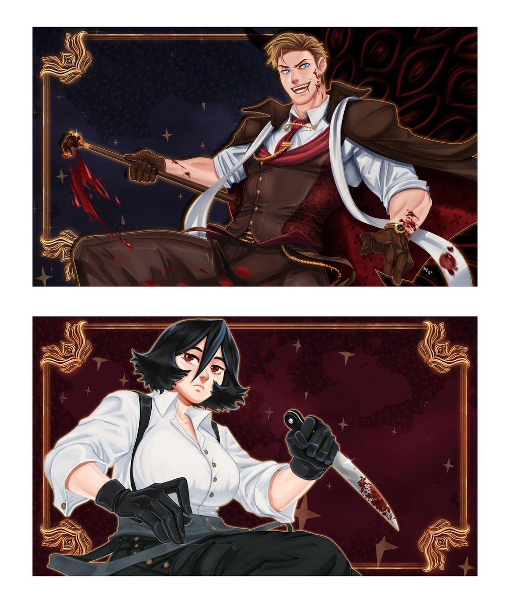 「My slasher couple Annie and Ro 🥺🥺 I was going off the idea」Yokani 🔪 ...