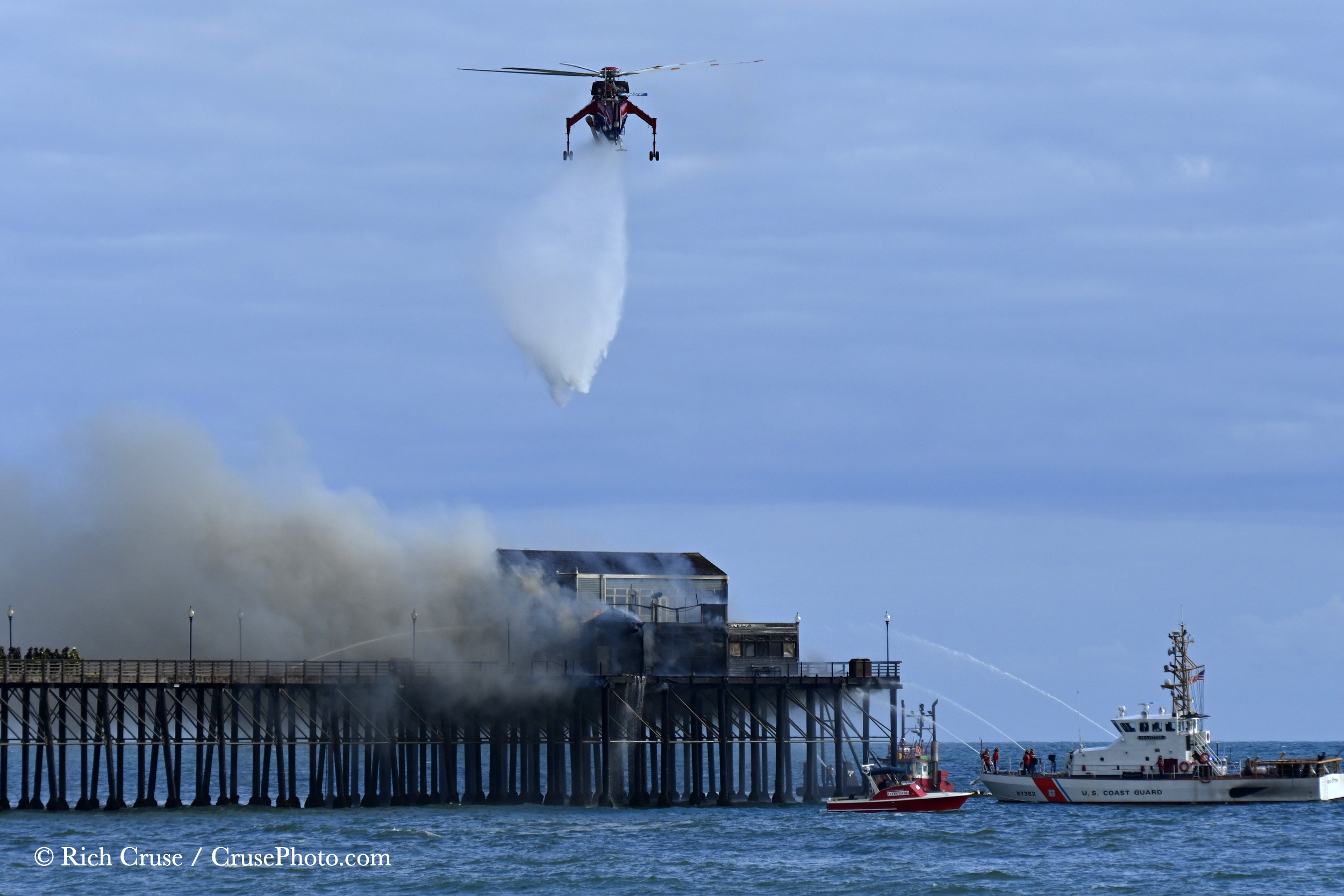 San Diego's Oceanside Pier is on fire (live) - Page 3 - AR15.COM
