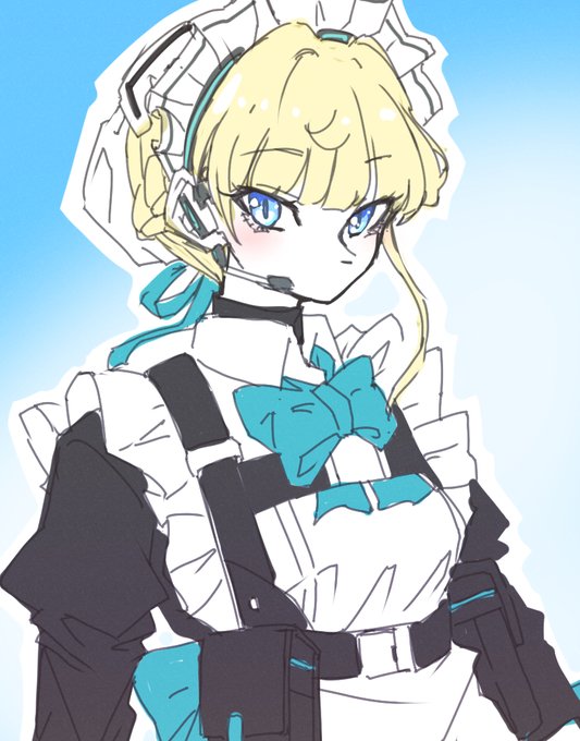 「toki (blue archive) maid apron」Fan Art(Latest)