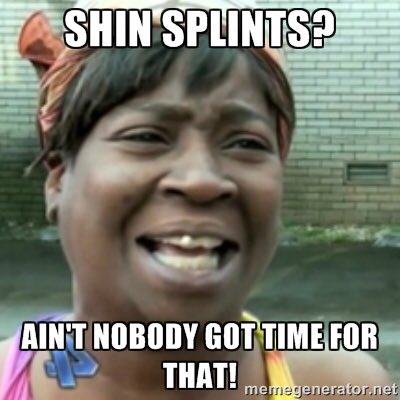 Shin Splints Memes Cottan Copper Fit Calf Compression Sleeves Fit For
