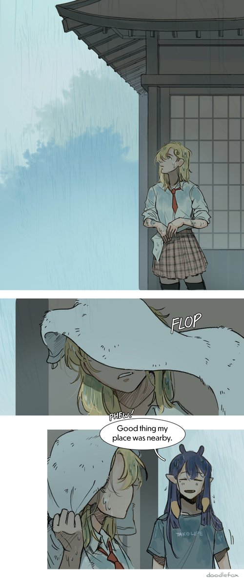 「long hair (1/2) #iname 」faye @ comms open!の漫画