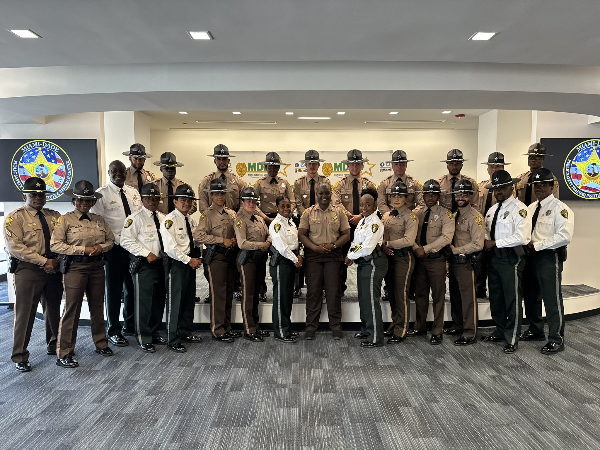 Miami Dade Police Officers Class A Uniforms