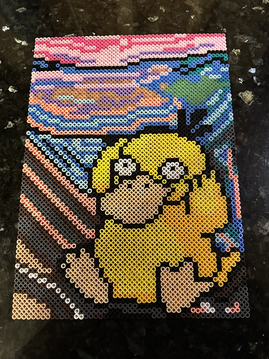 Psyduck Perler 3D Pokemon Psyduck Perler Beads Hama Beads Pyssla