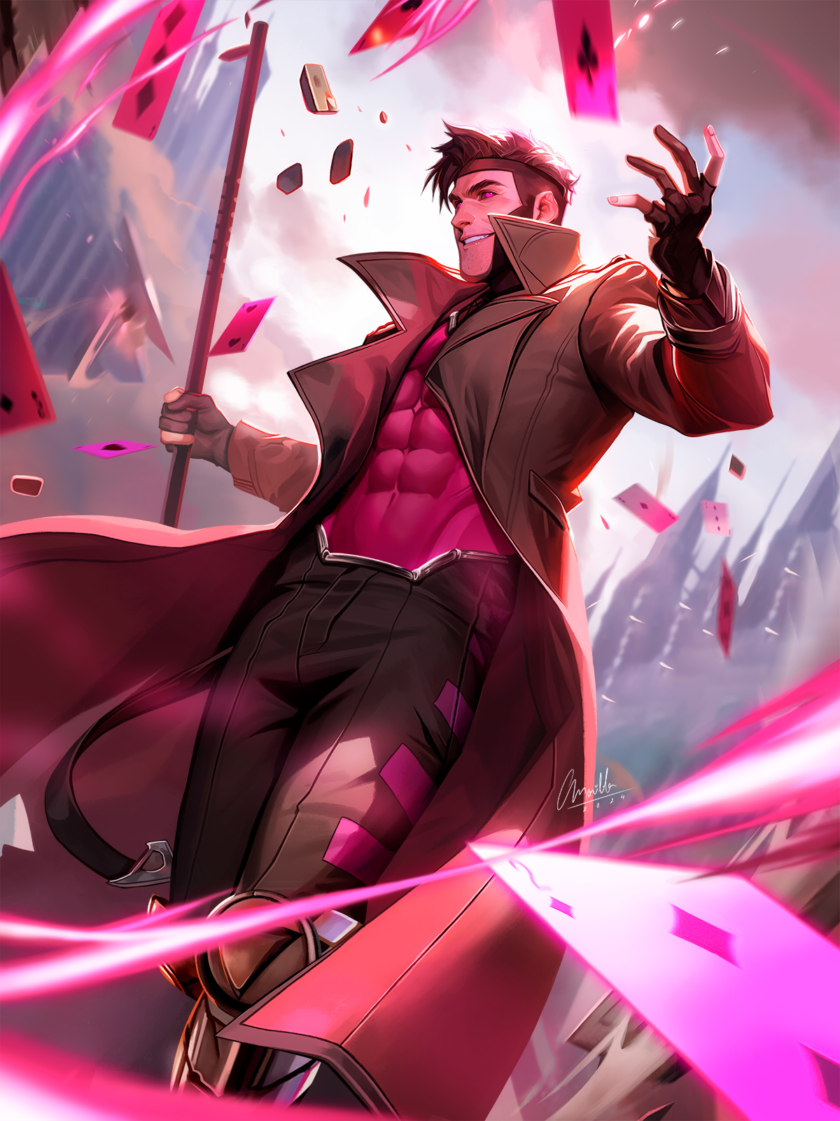 Remy Lebeau Gambit Wallpaper Amazon.com: IPhone 15 Plus Marvel Comics