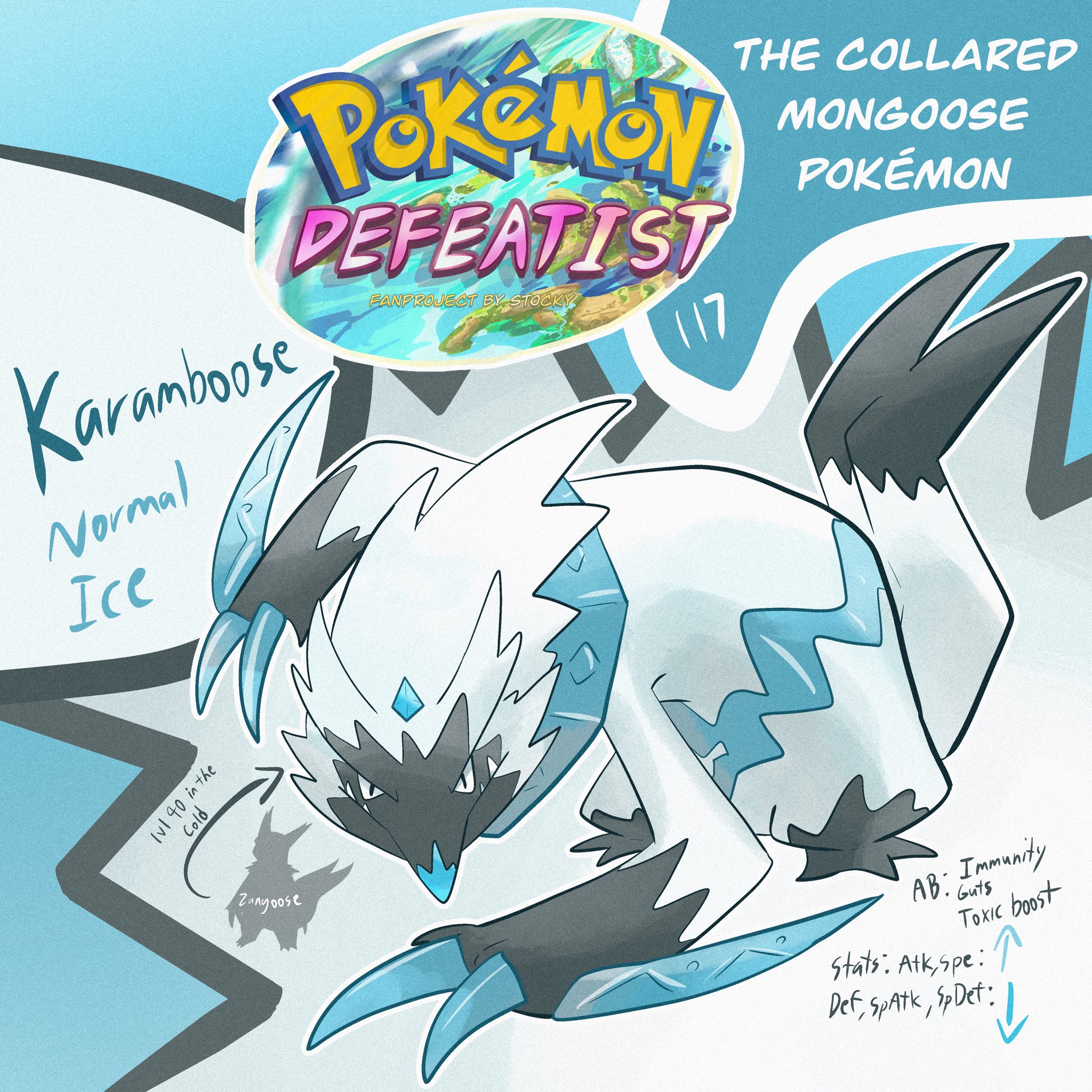 Zangoose Pre Evolution 🛑 CLOSED Mightyena X Zangoose FUSION ADOPT