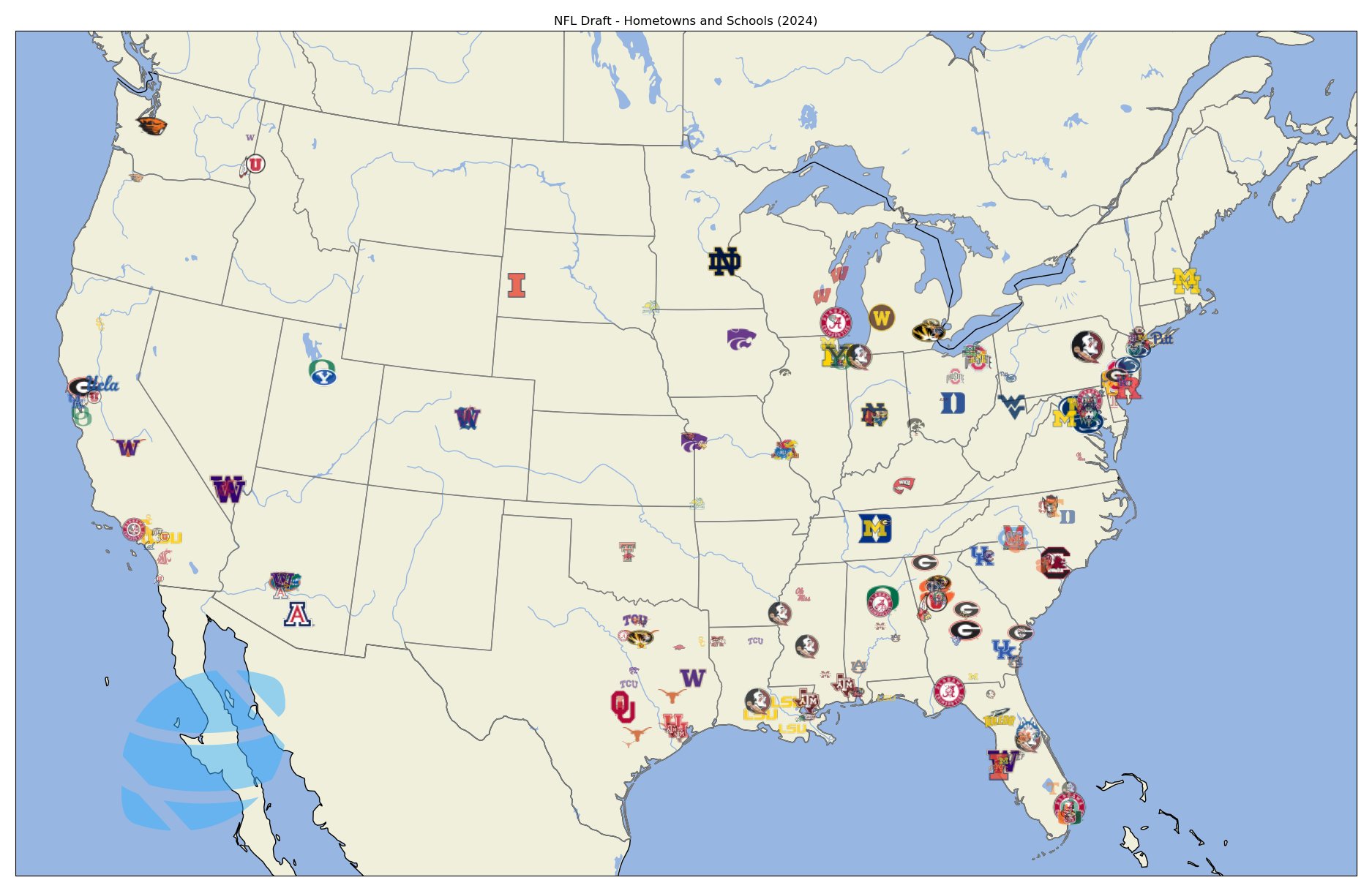 Us Map With Nfl Logo Map: Where NFL Fans Are On Facebook And Twitter