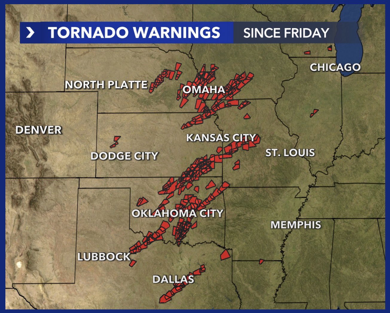 Denver Tornado Touchdown Map 2024