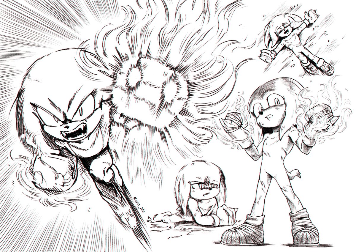 「It would be cool to see Knuckles' past in a mini comic or il」Rero ...