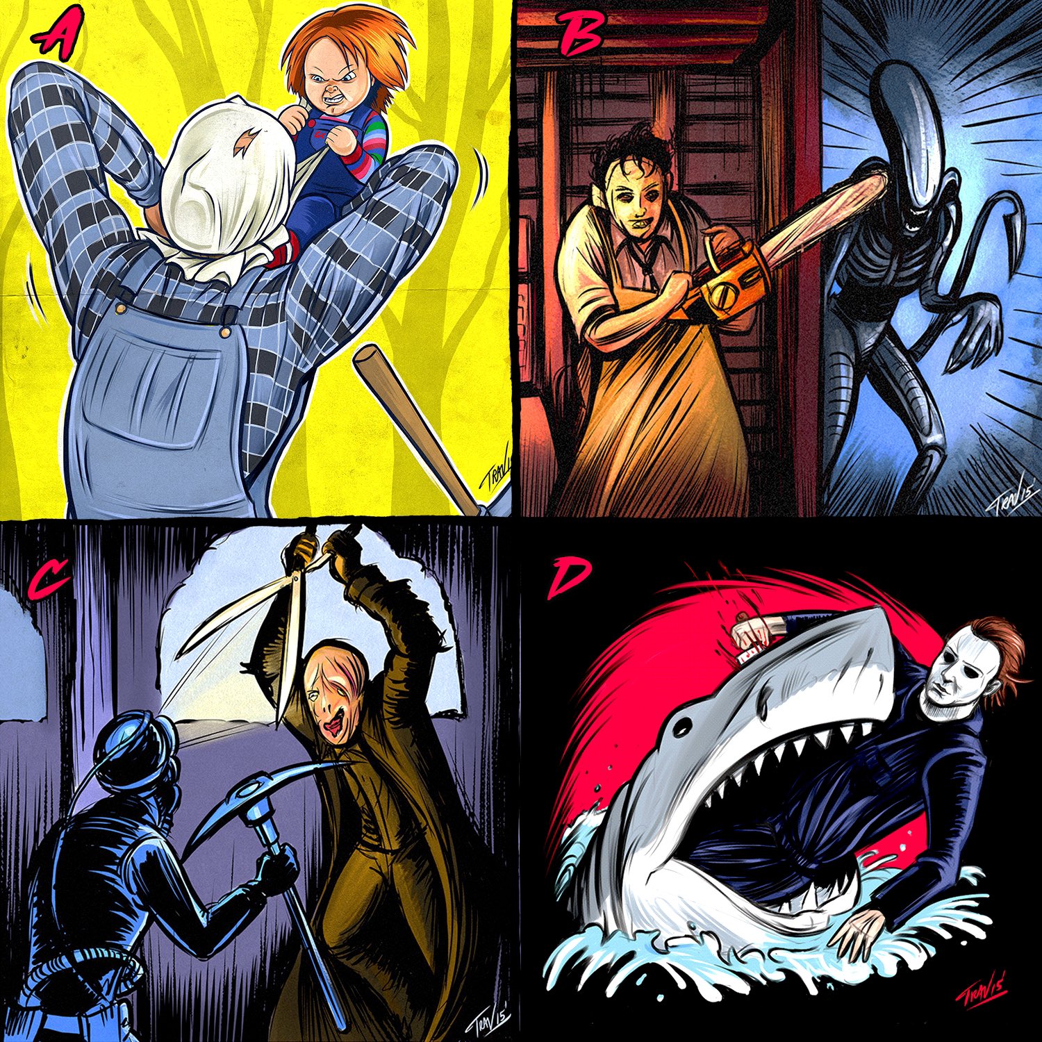 Leatherface Vs Michael Myers Who's Killin Who?, Chucky, Jason