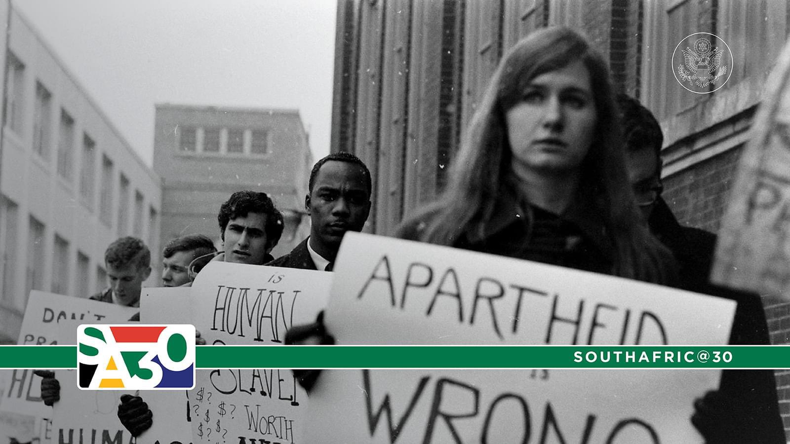 Apartheid Protest Signs