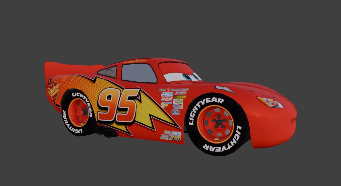 Lightning Mcqueen Side View ArtStation Lightning McQueen Fan Art