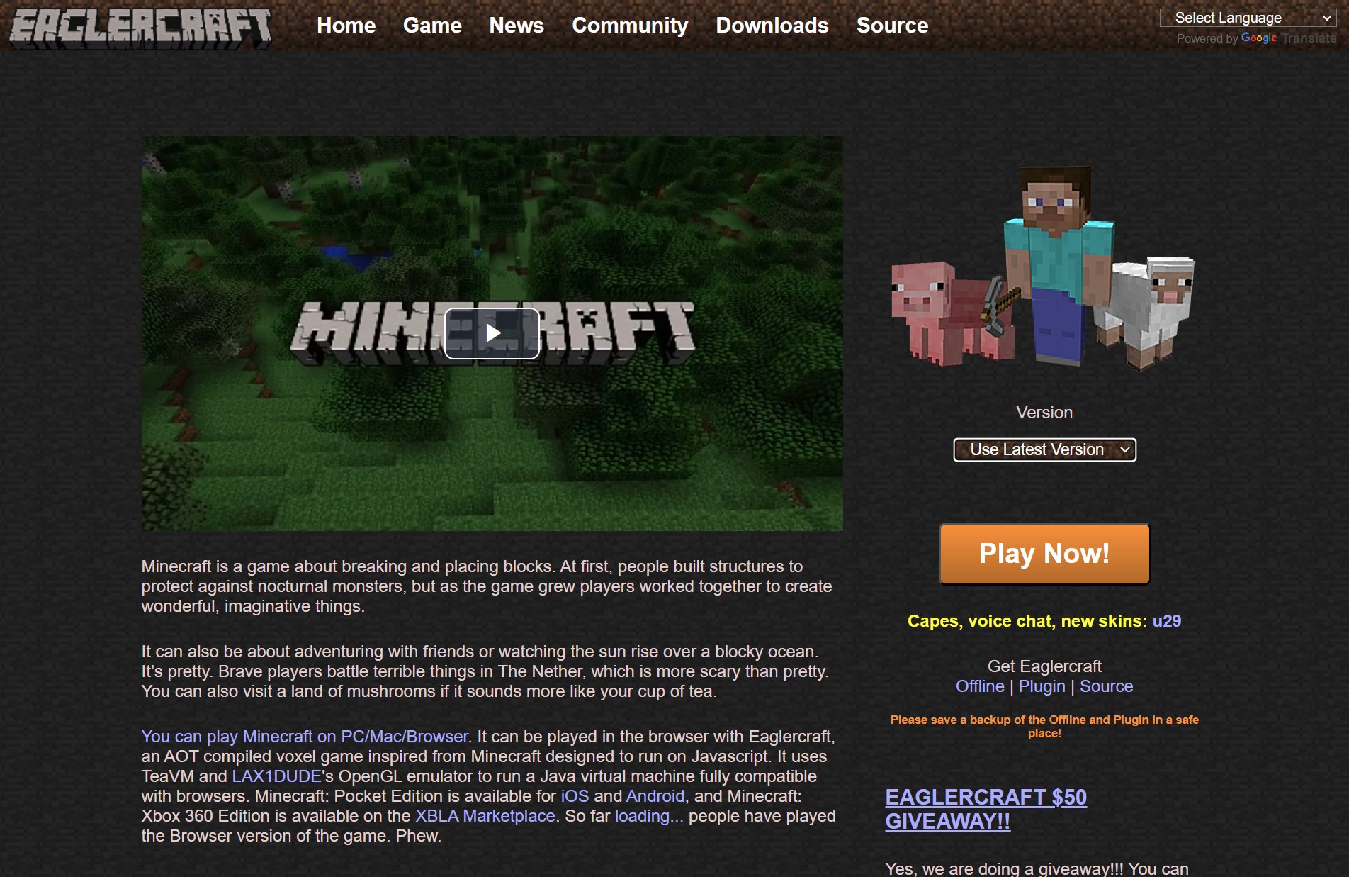 Eaglecraft Game CRAFTING GAMES 🔨 Play Online For Free! | Poki