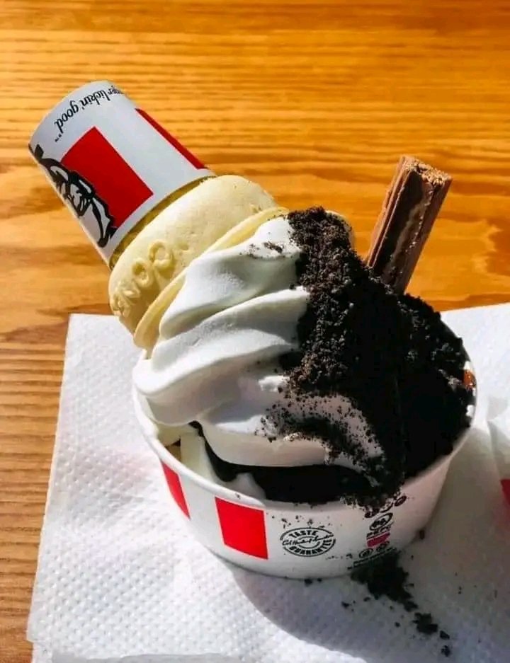 MaNxumalo on X KFC ice cream is actually great but it s never frozen properly so what s the plan with this X