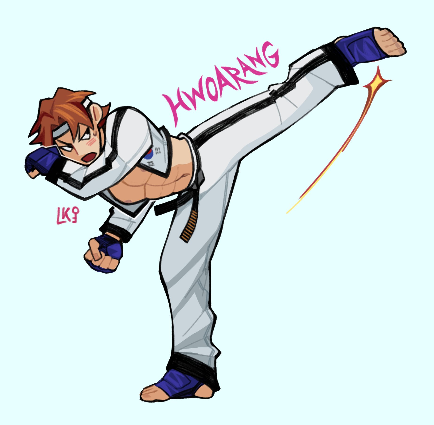 Tekken Hwoarang Kick