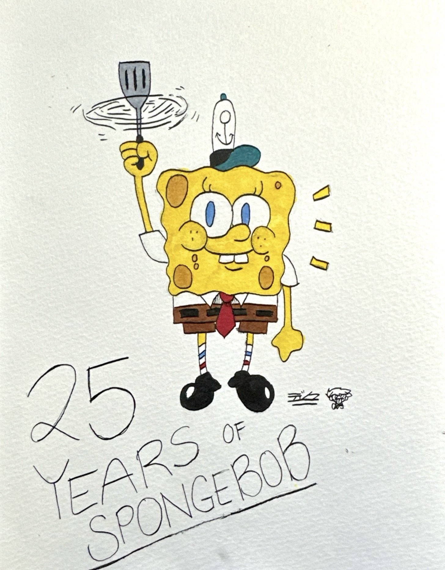 First Spongebob Drawing Ever