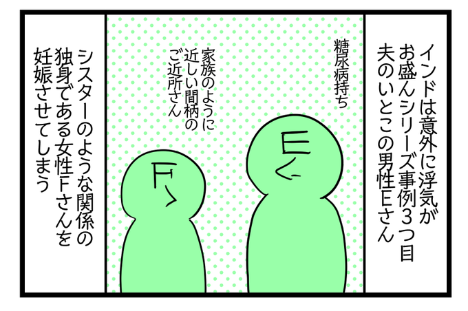 明日はインド浮気多いよシリーズその⑤です。事例が全部夫の村の話ってのが 津籠茶里🇯🇵🙏🇮🇳夫 さんのマンガ ツイコミ仮
