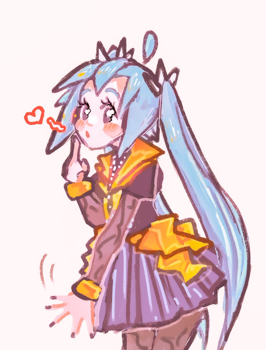 「gimme choco miku 」|meekieのイラスト