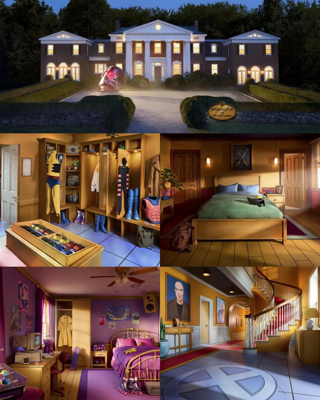 X Mansion Blueprints