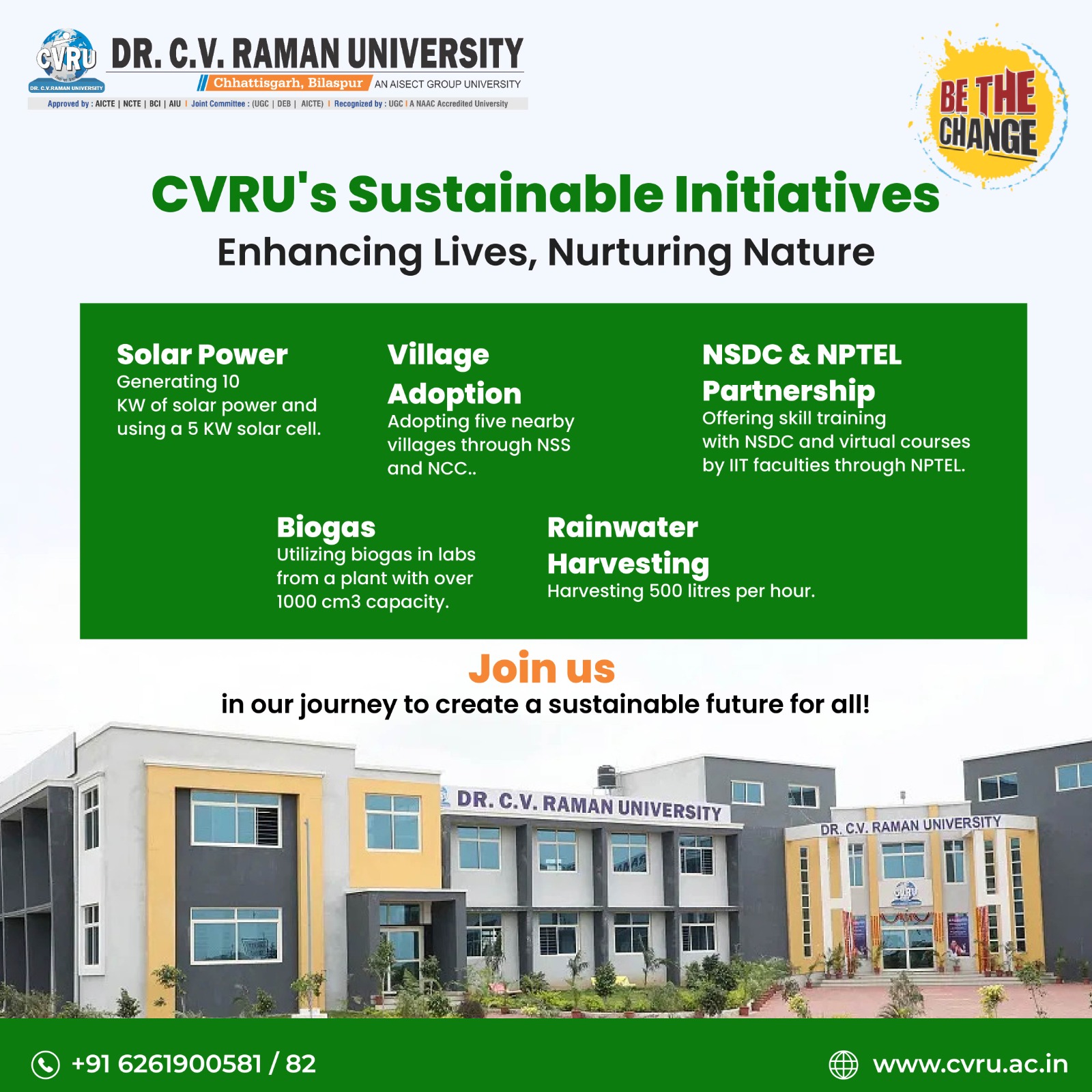 Dr Cv Raman University Logo