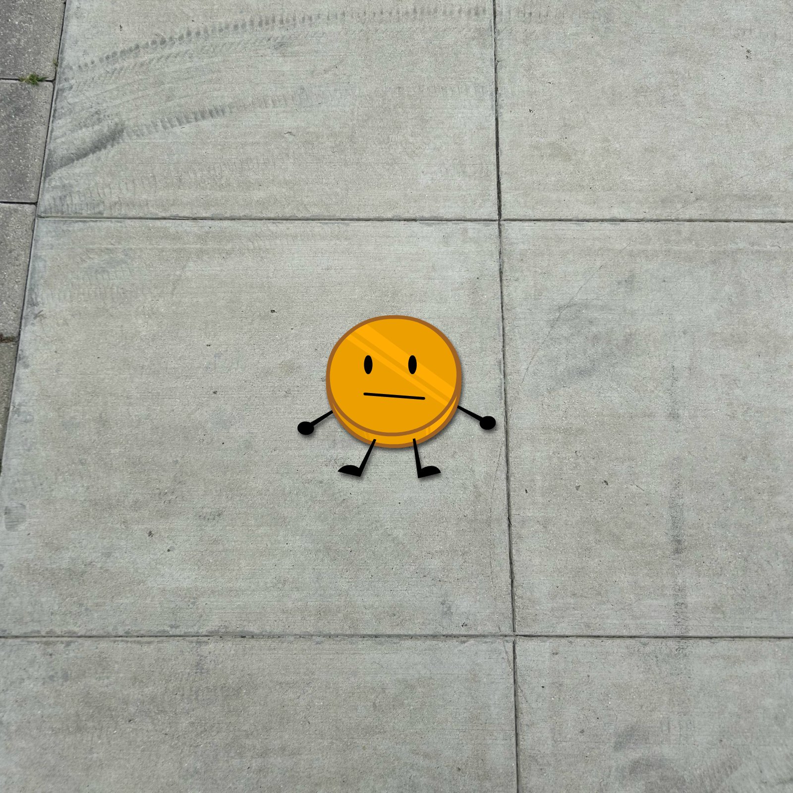 Smiley Face Cracking Up