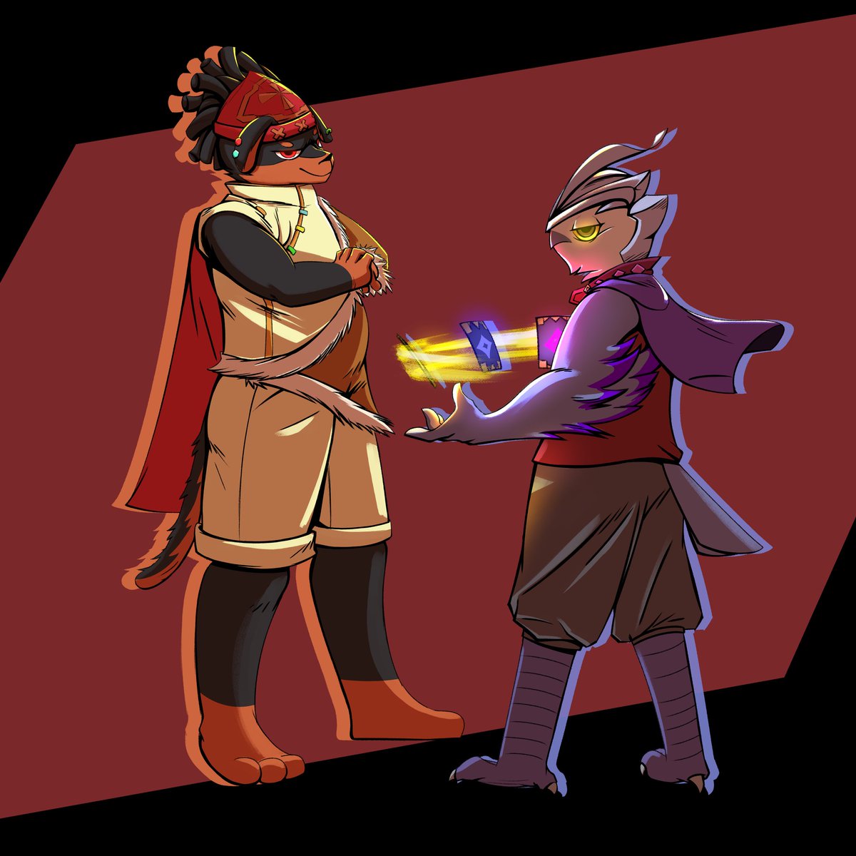 「Ao Bai and Xi Zhao from Gunfire Reborn 」|JENI (Commissions 1/2)のイラスト