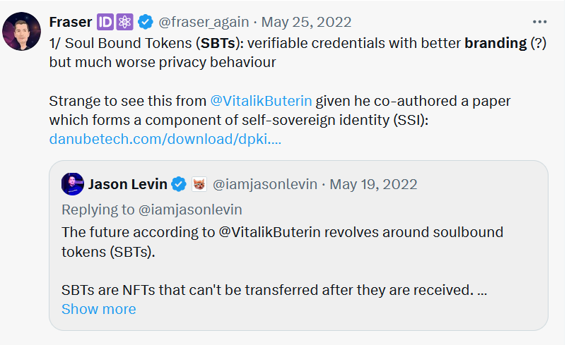 So tell us about SBTs and branding now 🍿 - المسلسل من artisbrutal2021 ...