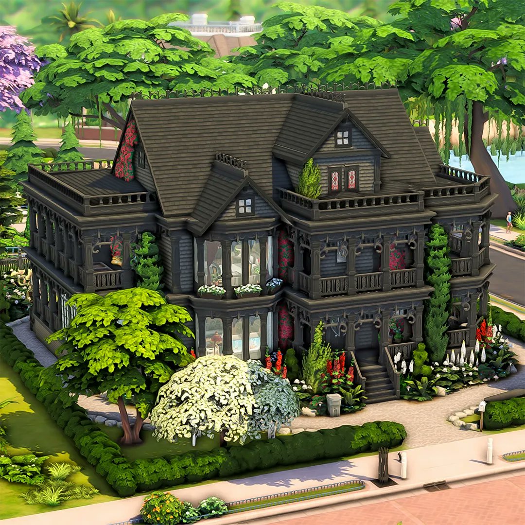 Victorian Mansions Sims The Sims 4 Victorian House Build