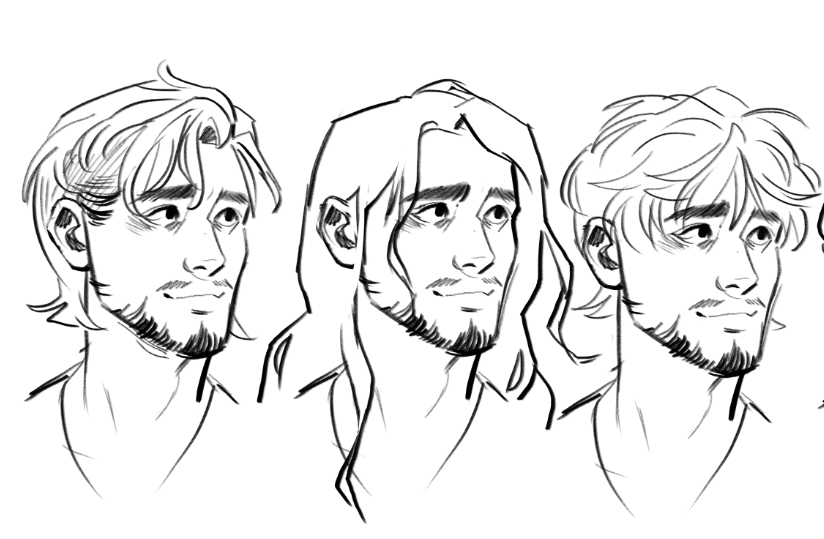 Tumblr Sketches Hair