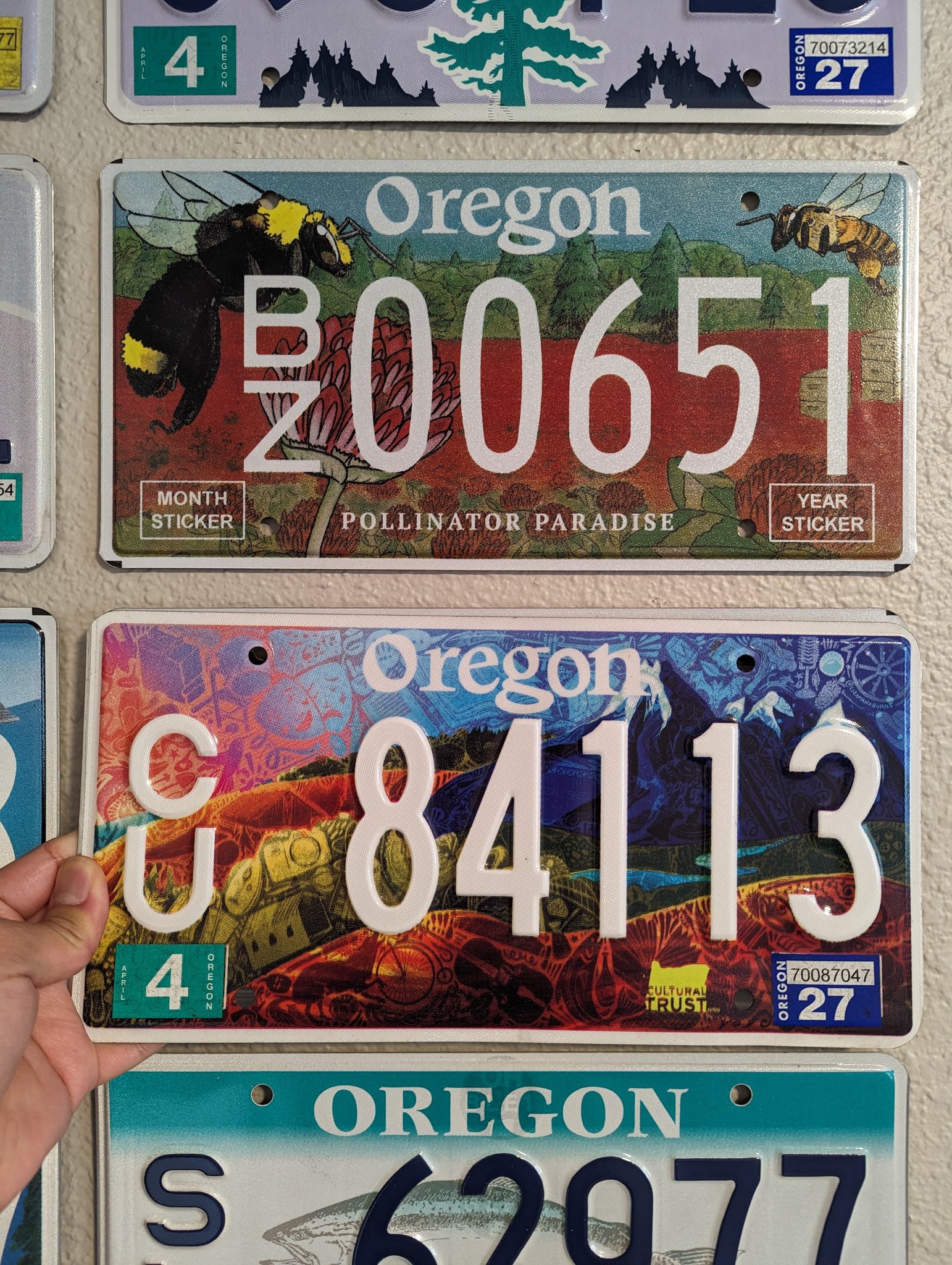 Oregon License Plates Bee A Supporter Of Oregon Pollinators With New