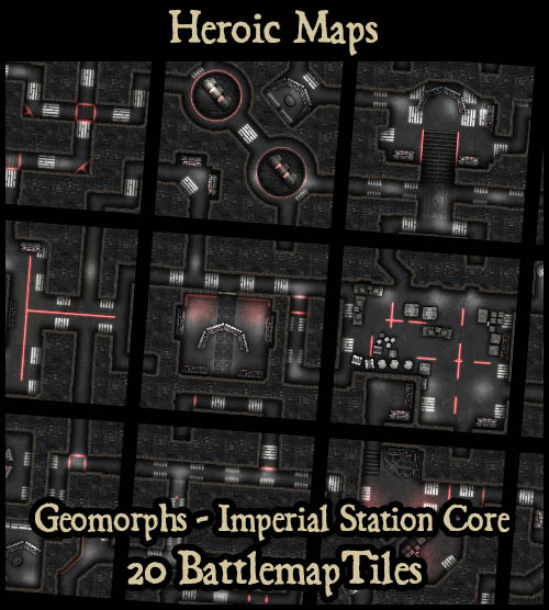 Heroic Maps on X: Here's the Imperial Station geomorph set / X