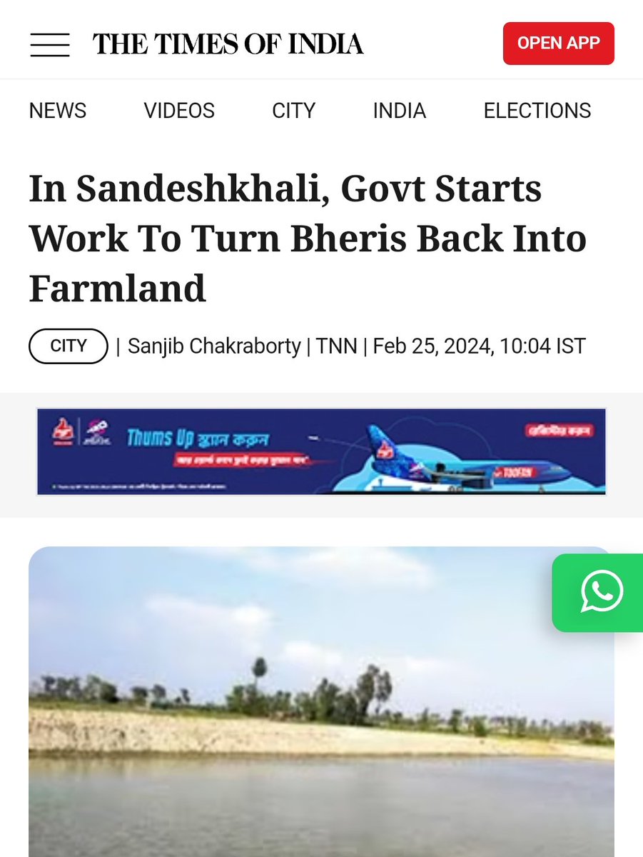 Trinamool has posted a video claiming Sandeshkhali incident as staged. Here are a few points ...