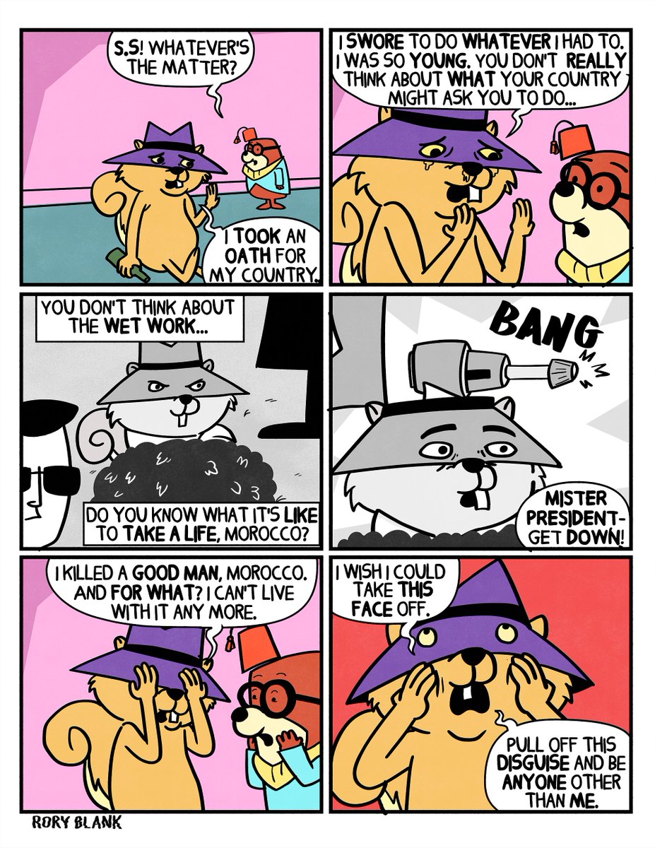 「someone outside, watching 」Rory Blankの漫画