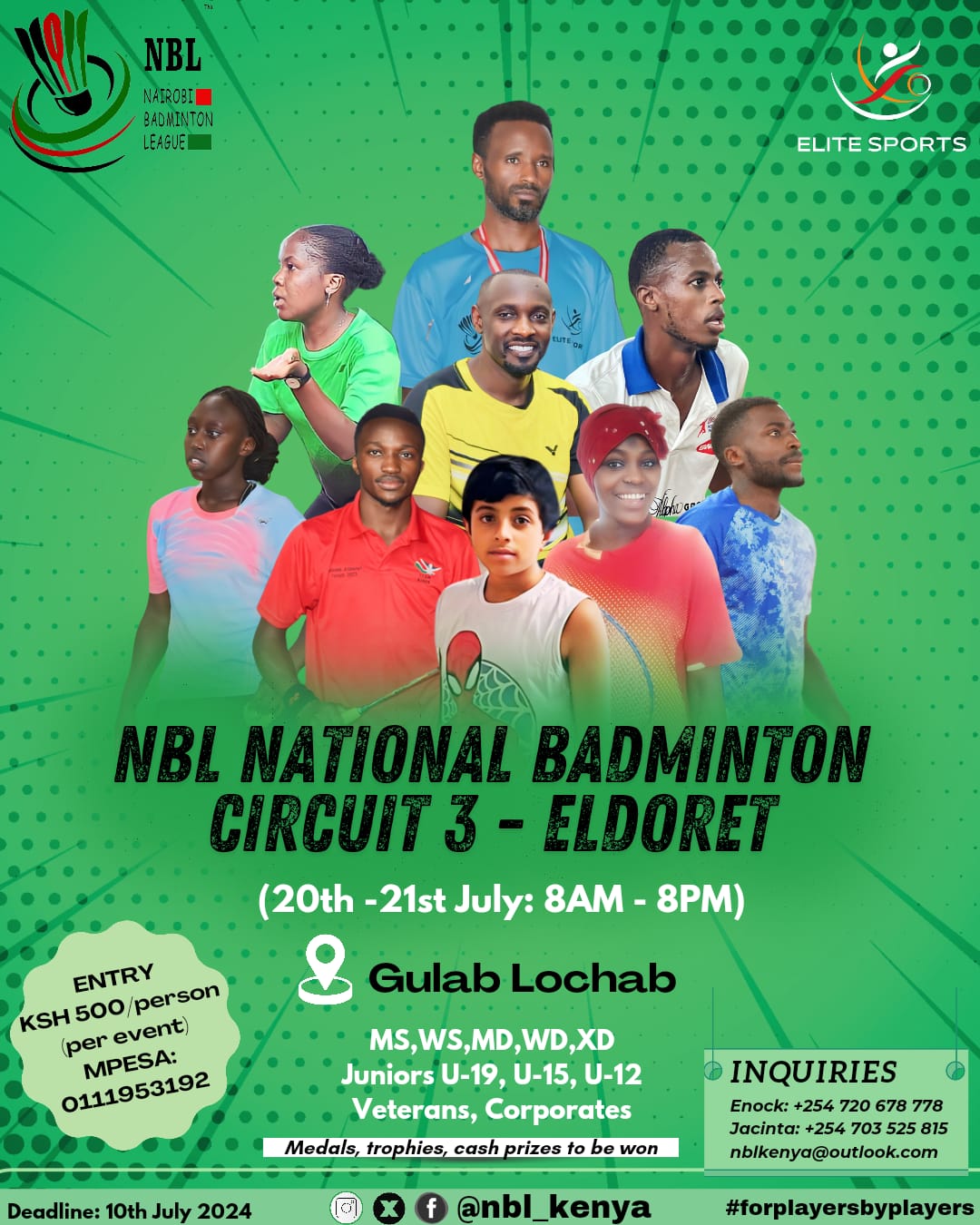 National Badminton League Logo