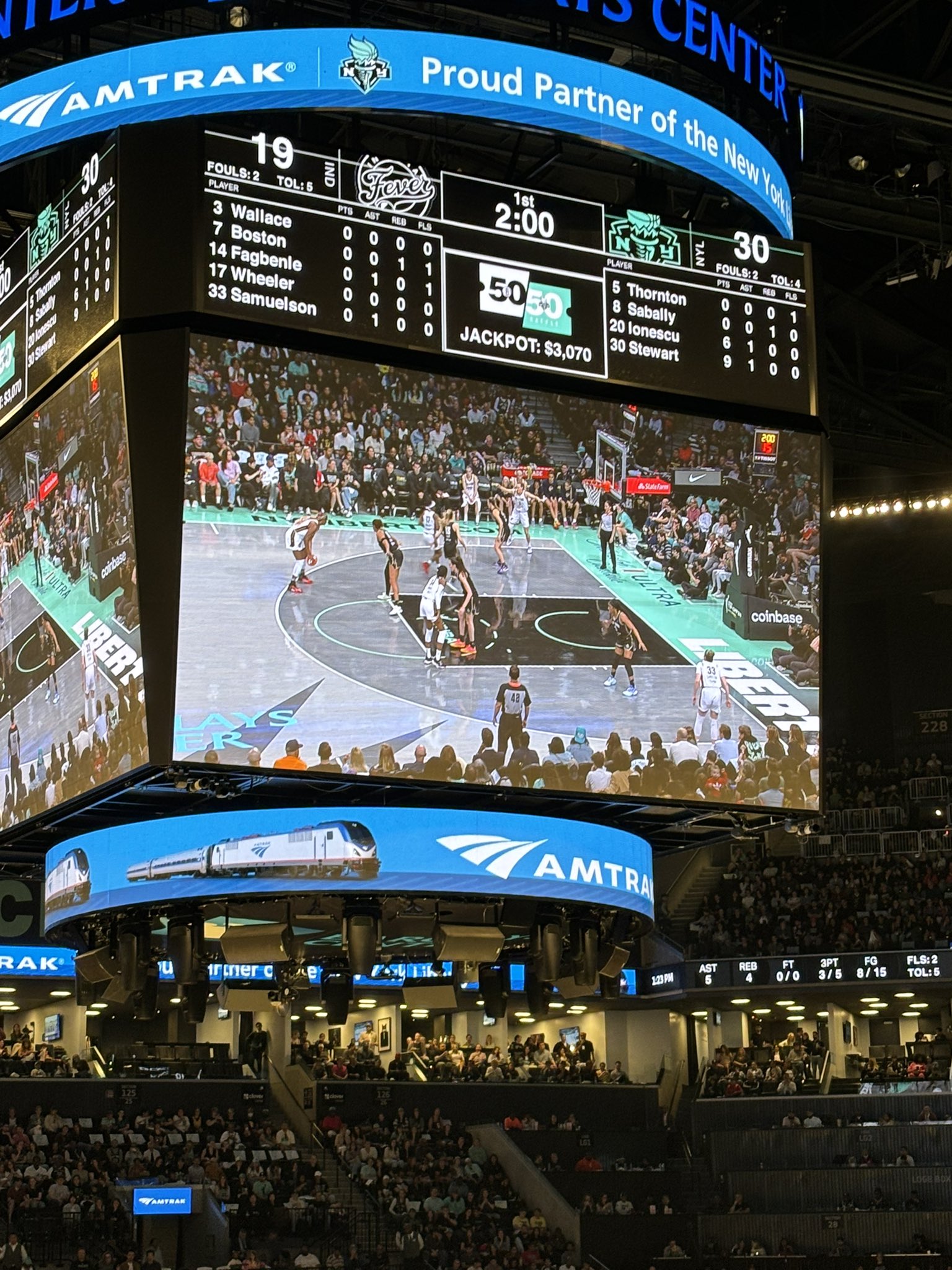 1st Quarter On Scoreboard