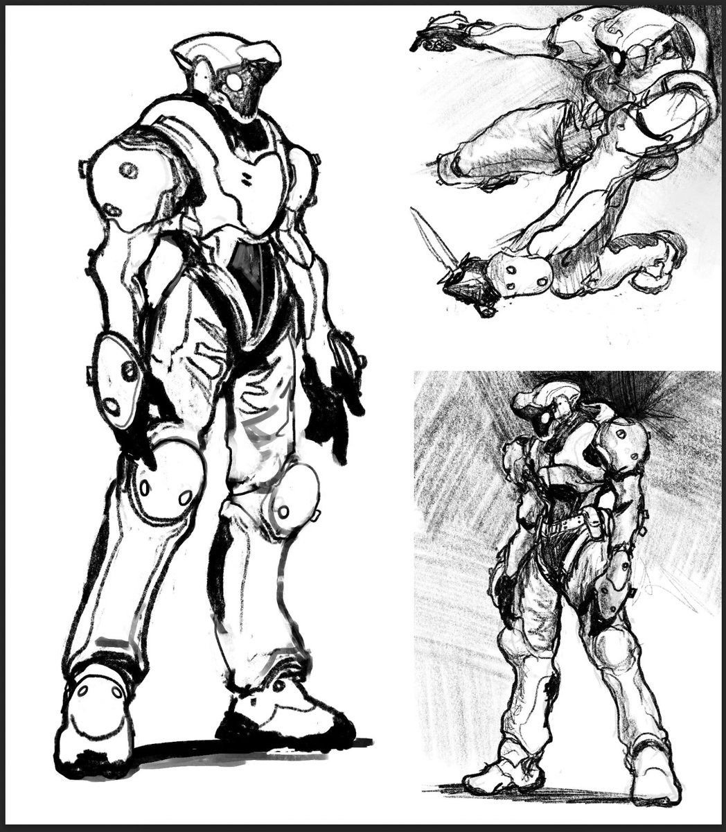 「Nephilim pencil sketches (and iPad) 」𝒓𝒚𝒕𝒉𝒂𝒛𝒆 ⚠の漫画