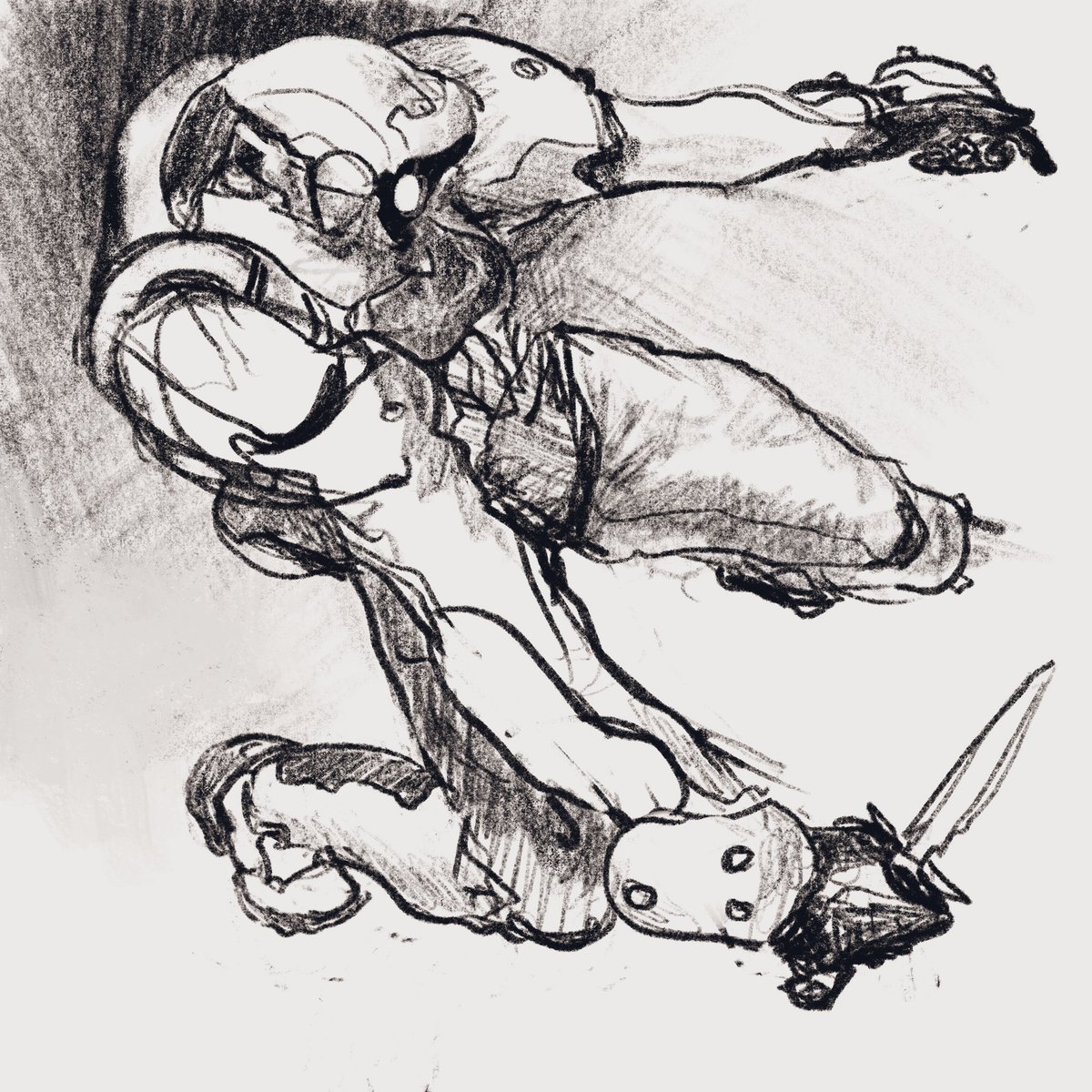 「Nephilim pencil sketches (and iPad) 」𝒓𝒚𝒕𝒉𝒂𝒛𝒆 ⚠の漫画